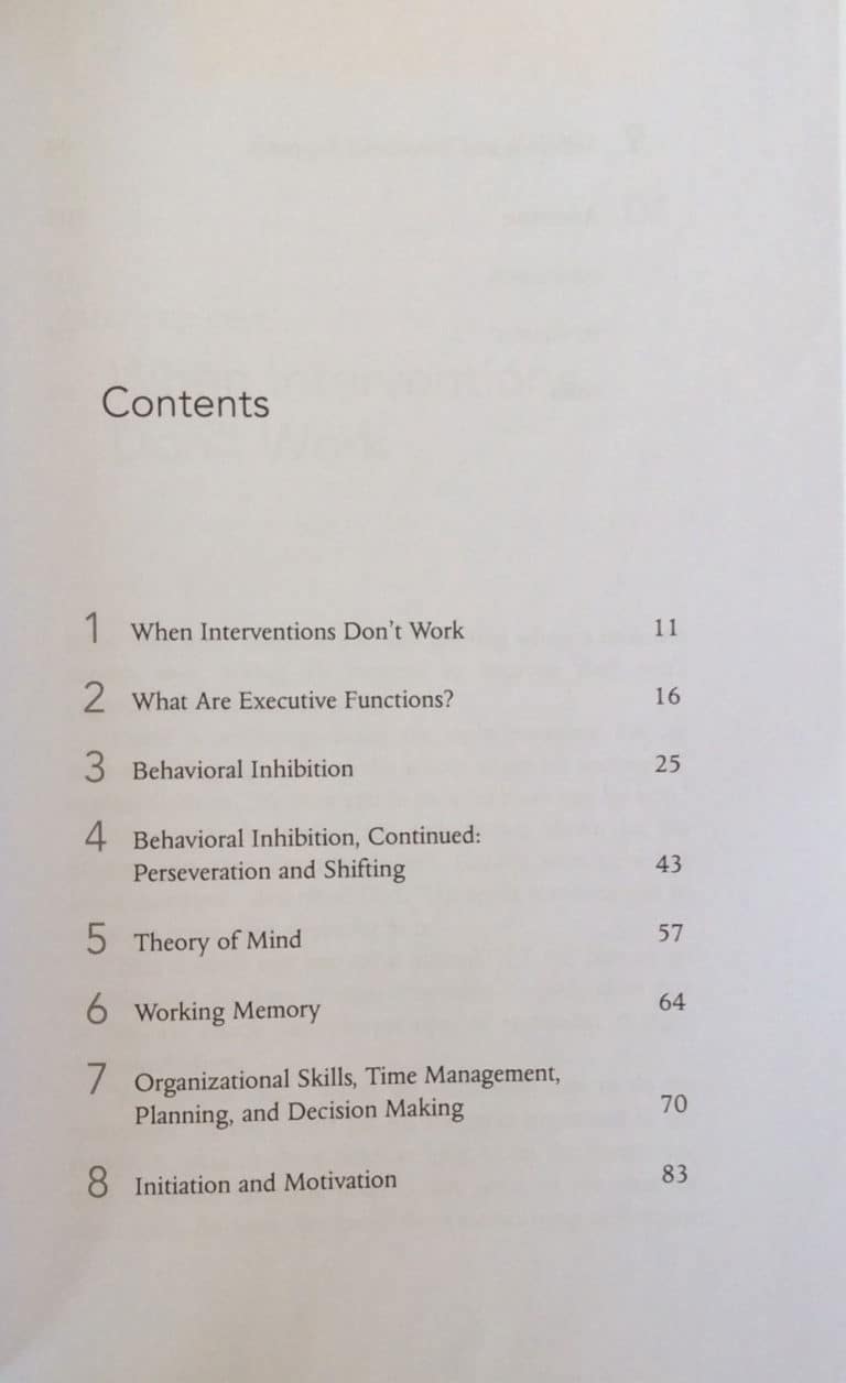 Executive Function Dysfunction - Sue Larkey