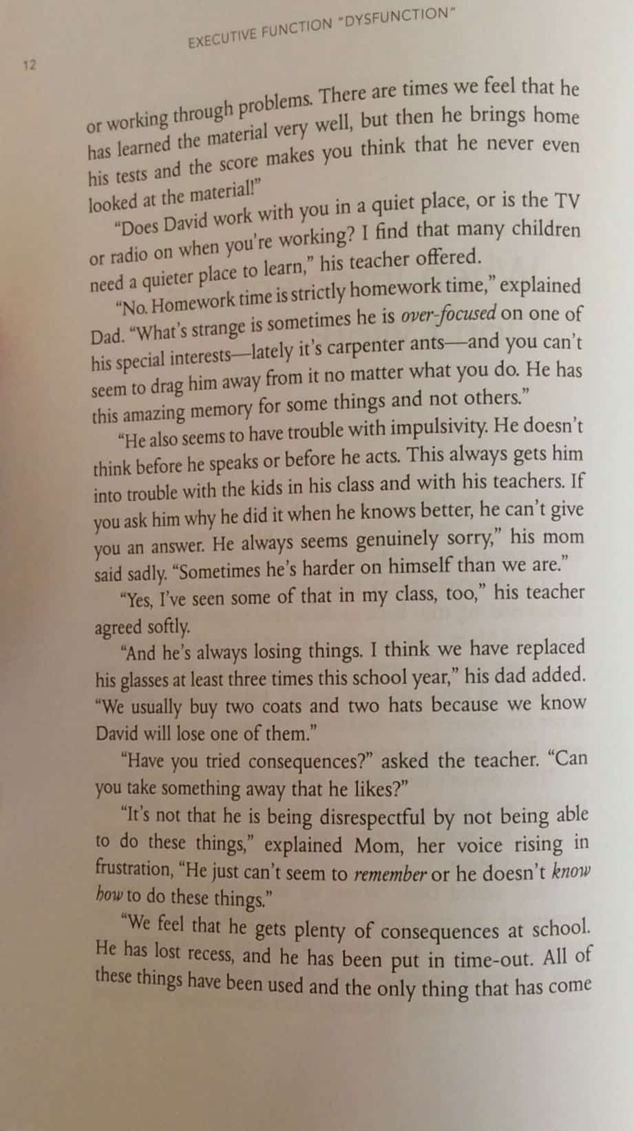 Executive Function Dysfunction - Sue Larkey