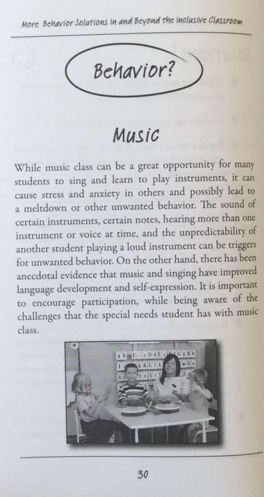 More Behavior Solutions In and Beyond the Inclusive Classroom - Sue Larkey