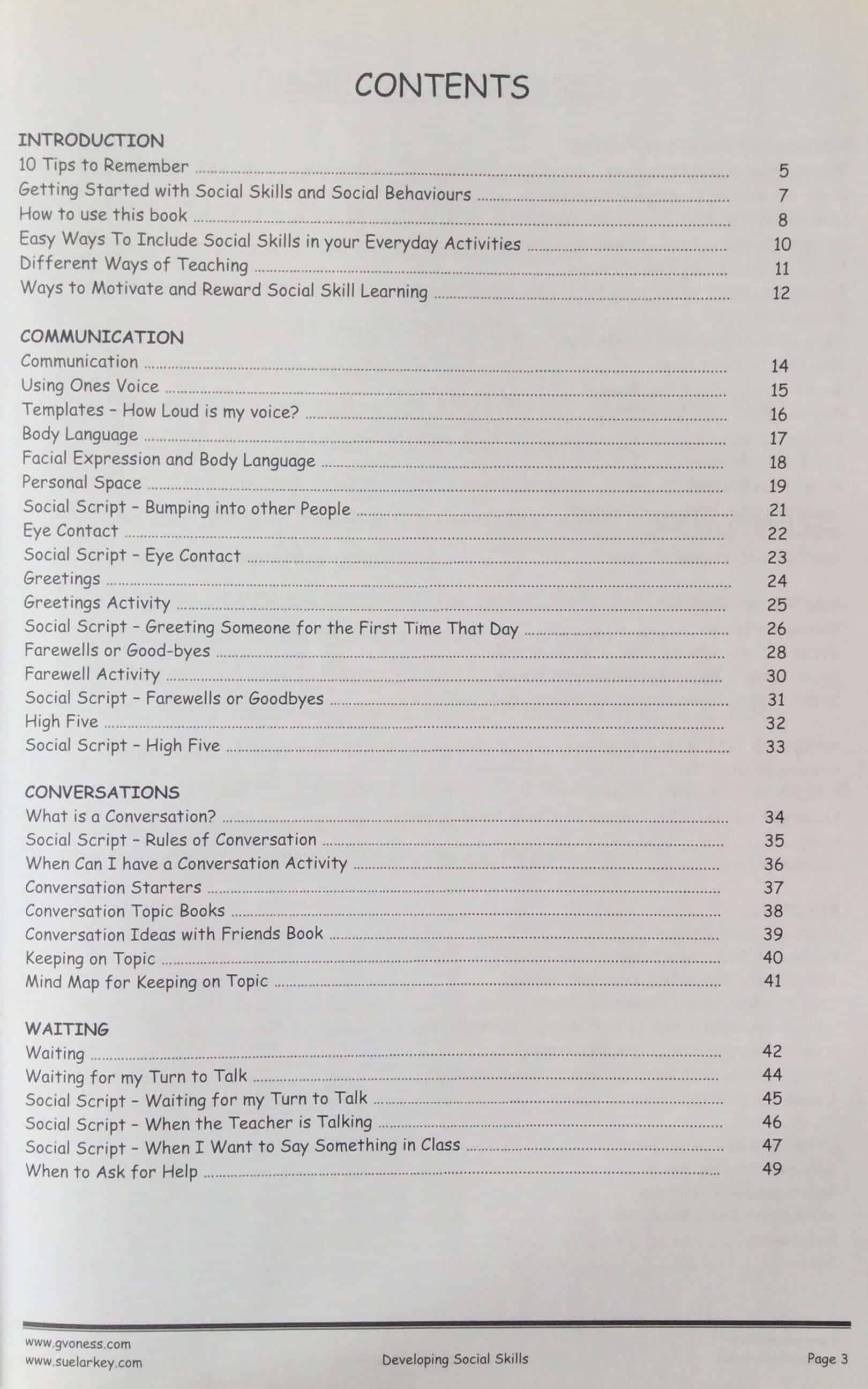 Developing Social Skills - Sue Larkey