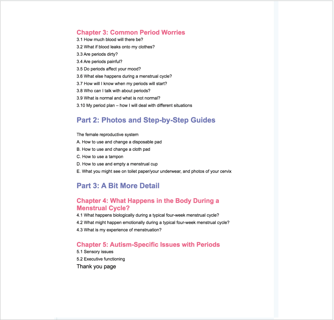 The Autism-Friendly Guide to Periods - Sue Larkey