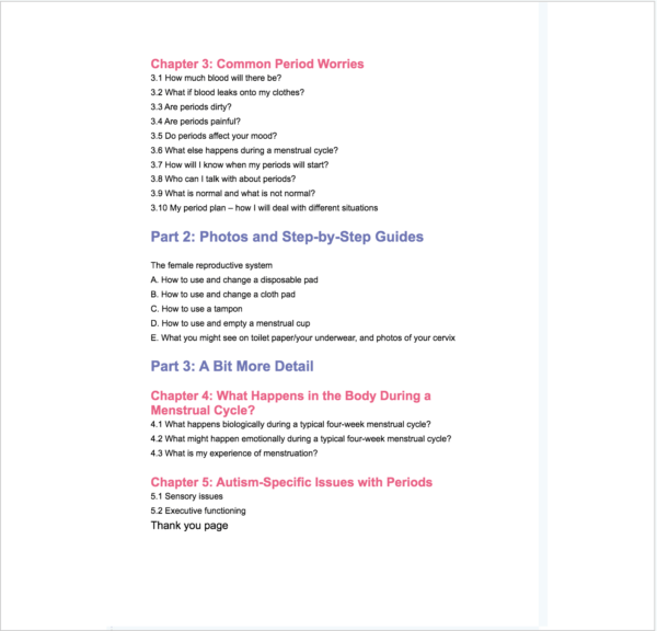 The Autism-Friendly Guide to Periods - Sue Larkey The Autism-Friendly Guide to Periods - Sue Larkey