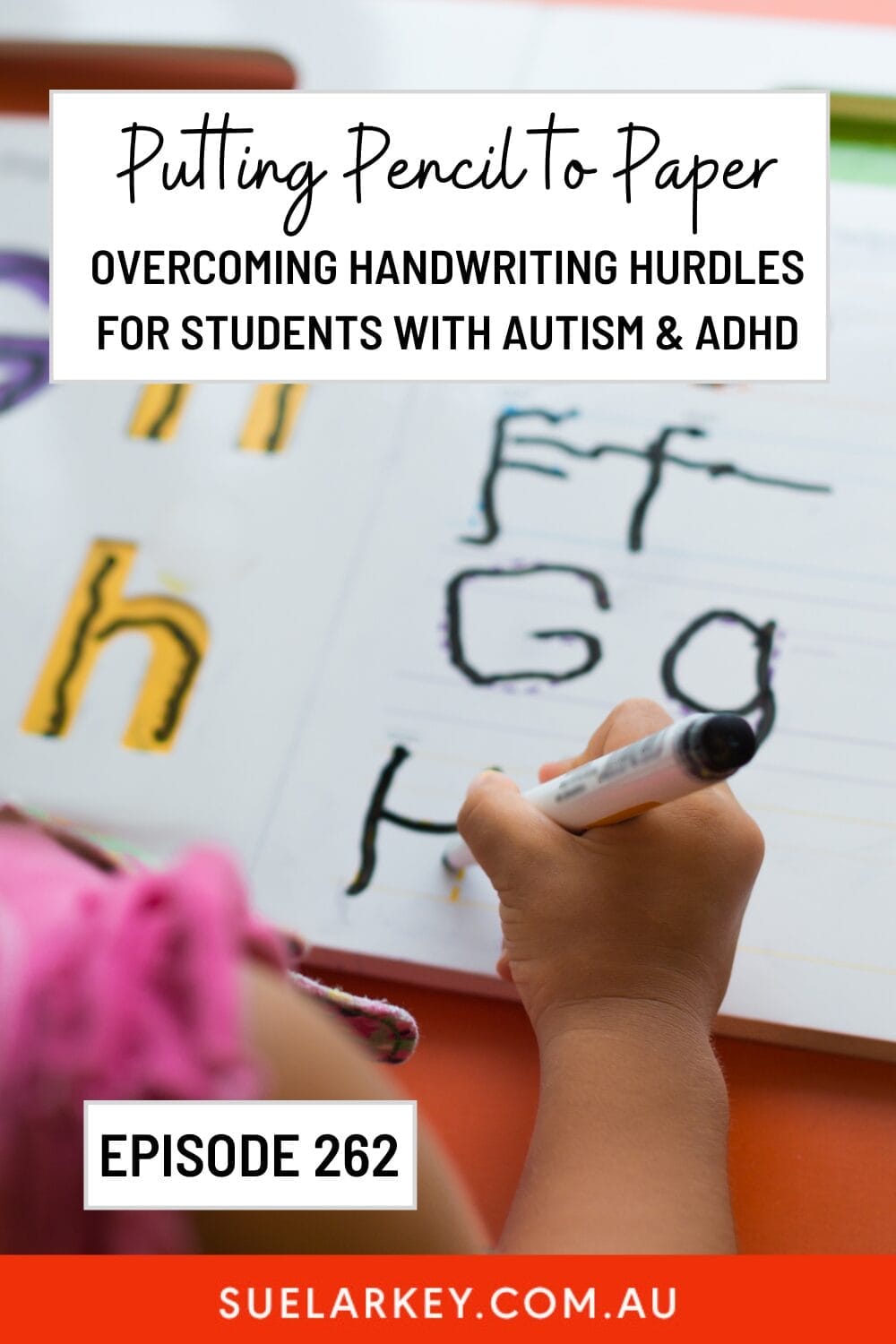 Handwriting tips for Students with Autism - Sue Larkey