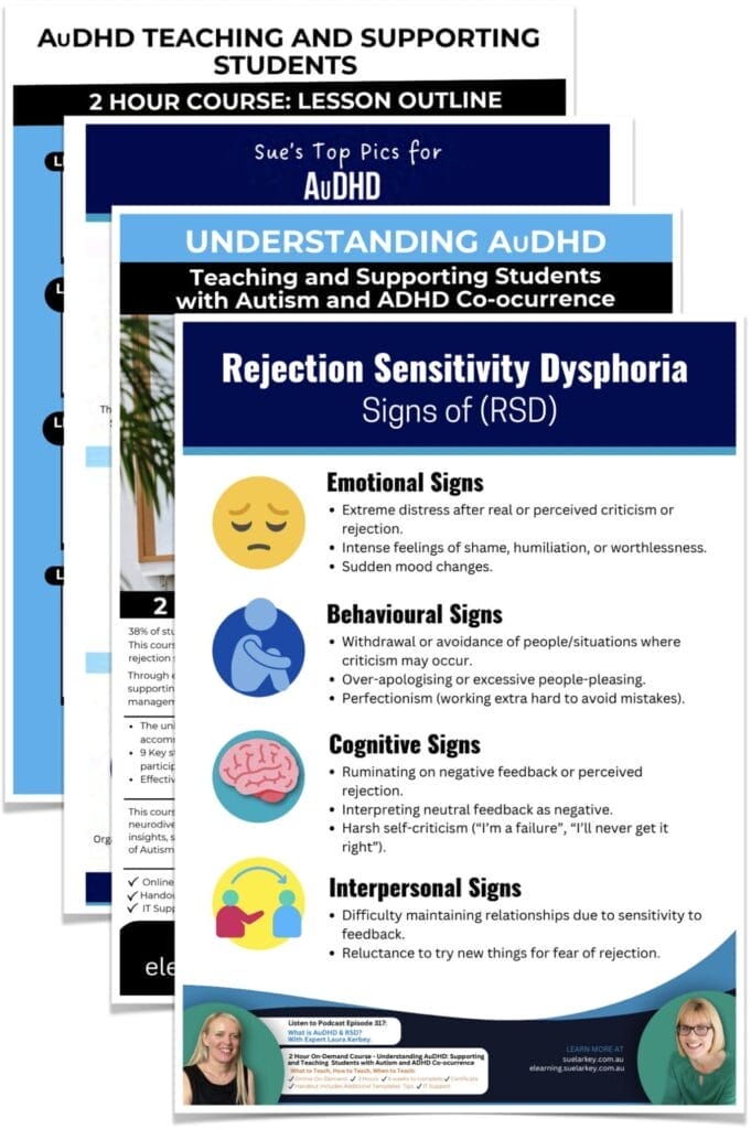 AuDHD Classroom Strategies Teachers | Sue Larkey